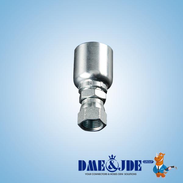 Quality Double Skive Ferrule Hydraulic Hose Fittings For Heavy Duty Spiral Hose SAE R13 R15 for sale