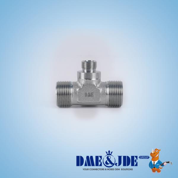 Quality Straight Connector Hose Hydraulic BSPP Male 60° With ED Ring DABPM105M-ED for sale