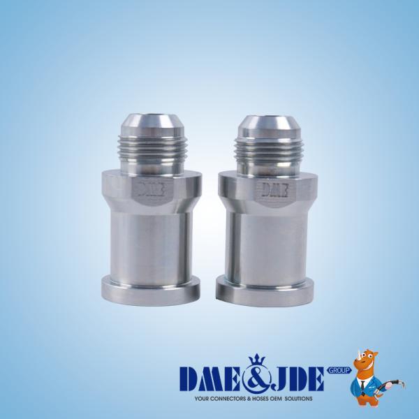 Quality DABP11251 Straight Hydraulic Hose Fitting Adapters BSPP Swivel Female 60° JIC Swivel Female 74° for sale