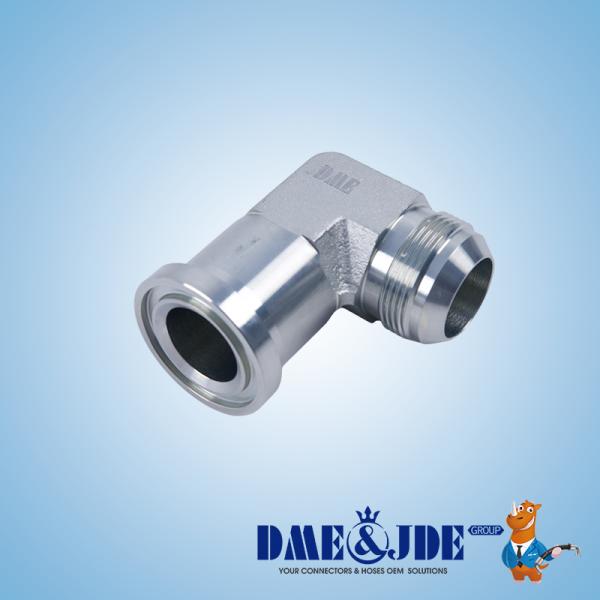 Quality BSPP Male 60° Butt Welding Hydraulic Hose Adaptors Straight DABPM100S for sale