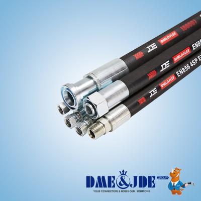 China Oil Resistant Premium Hydraulic Hose Assembly For Hydraulic Shield Solutions for sale