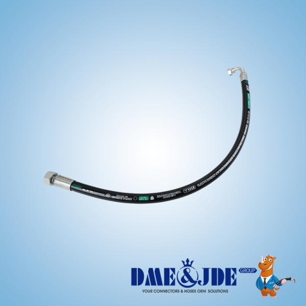 Quality High Pressure Steel Wire Braided Synthetic Rubber Hydraulic Hose Assy for sale