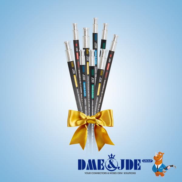 Quality High Pressure Hydraulic Custom Hose Assemblies Heavy Parts Solution for sale