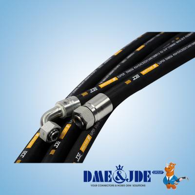 China Natural Bending Direction Premade Hydraulic Hose Assemblies Standard for sale