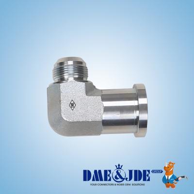 China DAOF59334 90° Forged Elbow ORFS Male Hydraulic Flange Durability for sale