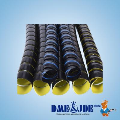 China Dual Color Plastic Hydraulic Hose Wrap High Temperature Resistant for sale