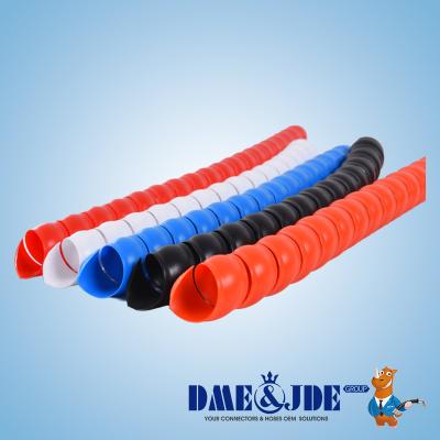 China Cold Proof Durable And Scuff Resistant Plastic Spiral Wrap Bow Spiral Protective Sleeve for sale