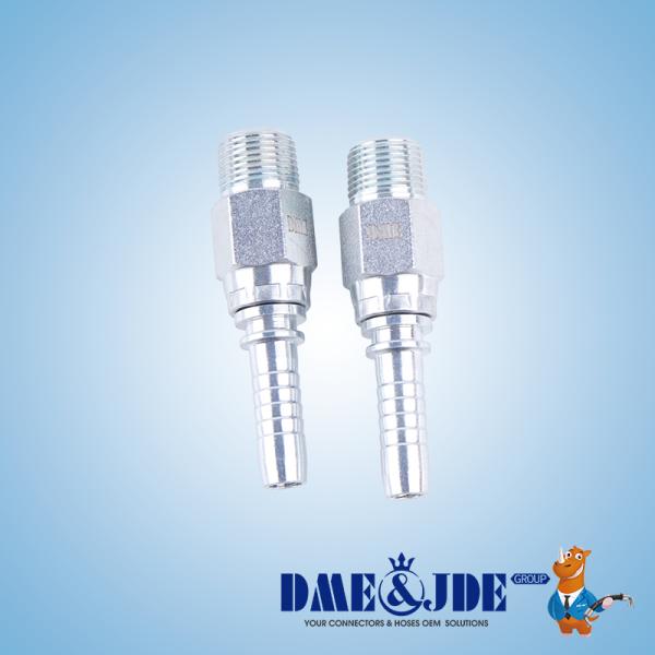 Quality BSPP 60° Cone Hydraulic Hose Adaptors  Straight Connector DABPM107M for sale