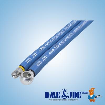 China 2SN/R2AT Smooth Cover Double Wire Braided Hydraulic Hose Exceeds SAE 100R2AT for sale