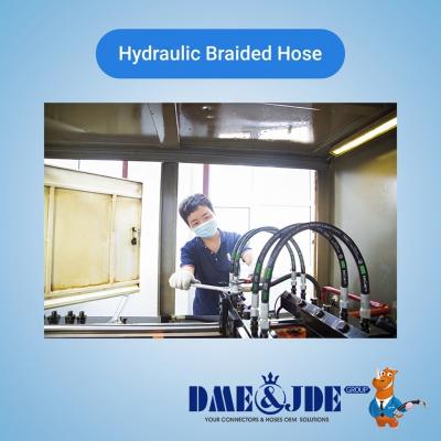 China SAE J517 R16 Hydraulic Standard Hose Wire Braided Synthetic Rubber for sale
