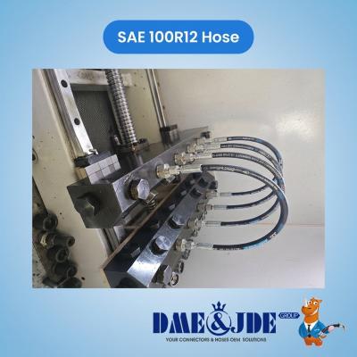China EN856 4SH Steel Spiral Standard Hose SAE 100R12 Wrapped Cover for sale