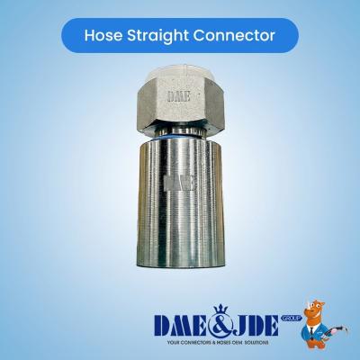 China DP1JCM Straight Connector 74° Cone Braided Hose And Spiral Hose for sale