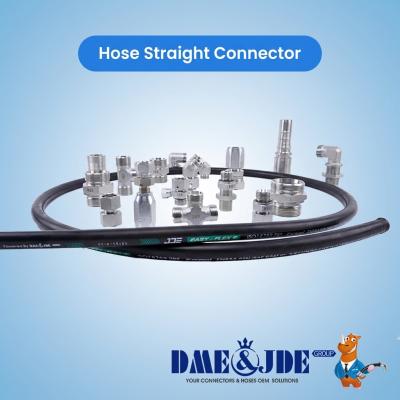 China DP1ORF Hose Straight Connector ORFS Female Braided Hose And Spiral Hose for sale