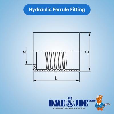 China No Skive Type Hydraulic Hose Ferrule For SAE 100 R5 Hydraulic Hose Assembly for sale