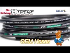 textile braided hydraulic fluid hose r3 smooth cover 39–105 bar working pressure