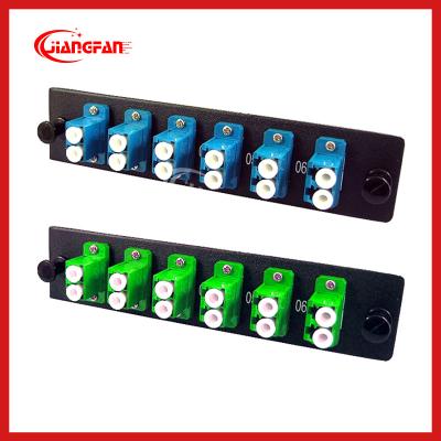 China La base a dos caras del panel 12 del adaptador de la fibra óptica del LC 3L-JF 6 modificó para requisitos particulares en venta