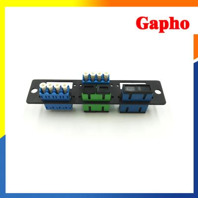 China Häfen des Metallplatten-Faser-flanschen Optikanschlusskasten-6 12/24 Kern Sc-Adapter zu verkaufen