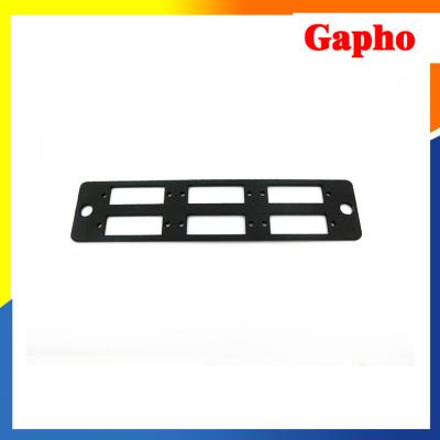 China Häfen des Metallplatten-Faser-flanschen Optikanschlusskasten-6 12/24 Kern Sc-Adapter zu verkaufen