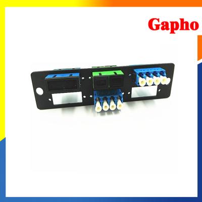 China Häfen des Metallplatten-Faser-flanschen Optikanschlusskasten-6 12/24 Kern Sc-Adapter zu verkaufen