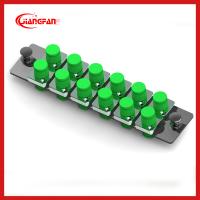 China 12 Port Optical Fiber Distribution Frame with ST Adapter Panel for FTTH Networks for sale