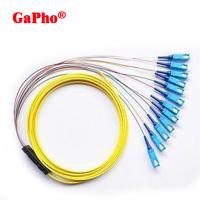 China SC PC Single Mode Fiber Patch Cord 3.0mm Simplex Duplex Low Insertion Loss 0.2dB for sale