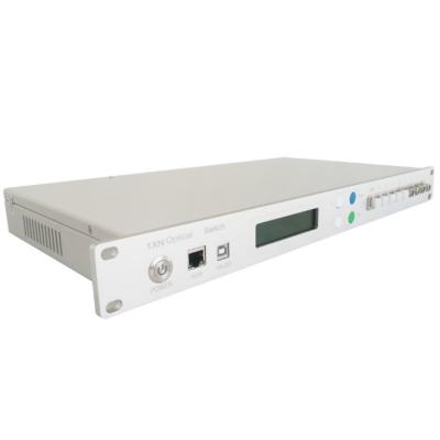 中国 標準的な1U棚1650nm 1x16繊維のオプティカル スイッチSM 1260nm 販売のため