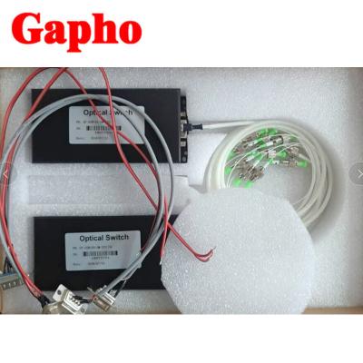 Cina Mini tipo 1260-1650nm del commutatore ottico MP millimetro della fibra 1x4 di lunghezza personalizzabile in vendita