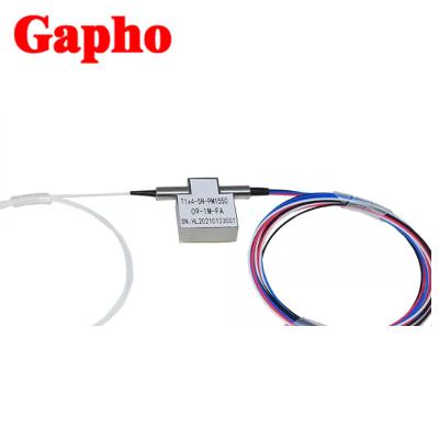 中国 3V 5V 1X1 1x2 1x4 2X2の繊維光学スイッチ機械MMのタイプ850nm 販売のため