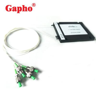 Cina Manica denso del multiplexor DWDM 1260-1458nm 4 di divisione di lunghezza d'onda 1x2 in vendita
