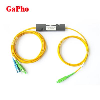 Cina Alto isolamento 1260-1360T/connettore FC/APC 1x1 1x2 di 1460-1620R FWDM in vendita