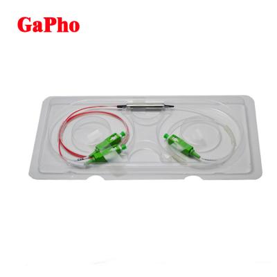 Cina alto WDM 1640/1620nm del filtro da isolamento 1x2 per l'amplificatore della fibra in vendita