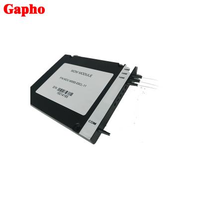 Cina multiplexor denso 1310/1490/1550nm di divisione di lunghezza d'onda di fusione di 100Ghz 200Ghz in vendita