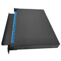 China 48 Core LC Patch Panel 1U Indoor Fiber Optic Distribution Frame for Telephone Network for sale
