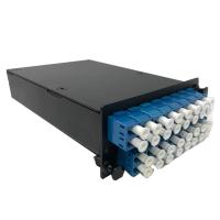 China MPO MTP 1x16 SC Fiber Optic Cassette Module 9 Openings Duplex Adapter for sale