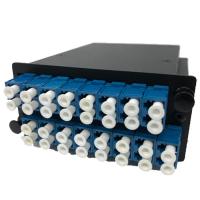 China MPO MTP 1x16 SC Fiber Optic Cassette Module 9 Openings Duplex Adapter for sale