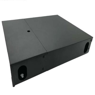 中国 2つのMPO MTPモジュールが付いている壁に取り付けられた屋内ネットワークのパッチ盤箱 販売のため