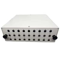 China 27 Port ST Single Mode Simplex Fiber Patch Panel 200x200x65mm Optical Distribution Frame for sale