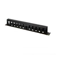 China 19 Inch Cable Management Rack Fiber Optic Adapter Panel 1U Horizontal for sale