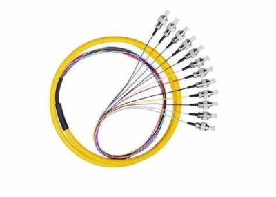 Chine Mode mono simple optique 1.5m de tresse de fibre de sortance de noyau de Sc/UPC 12 à vendre