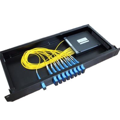 中国 高いチャネルの分離を用いるCATV繊維の光学系CWDMモジュール1271-1611nm 販売のため