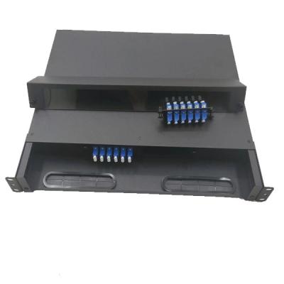 Cina 12 / 96 contenitore universale di fibra ottica di modulo di LC MPO MTP 1u19 della struttura di distribuzione del centro in vendita