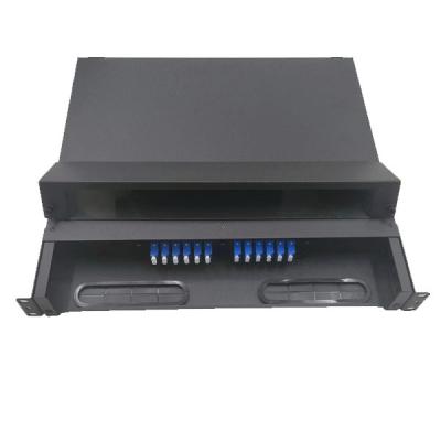 Cina 12 / 96 contenitore universale di fibra ottica di modulo di LC MPO MTP 1u19 della struttura di distribuzione del centro in vendita