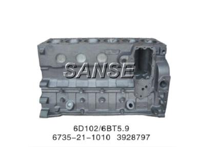 China Bloco de cilindro 6BT5.9/6D102 diesel 6735-21-1010 3928797 das peças de motor da máquina escavadora à venda