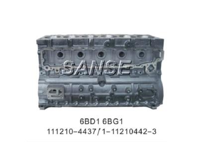 China Bloco de cilindro 111210-4437 do motor de 6BD1 6BG1 1-11210442-3 para o motor diesel da máquina escavadora à venda