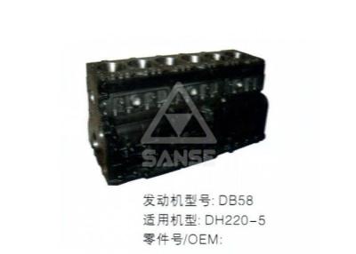 China Bloco de cilindro 65.01101-6079 do motor DB58 para o motor da máquina escavadora DH220-5 EX200 SH200 à venda