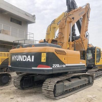 Cina Corea del Sud Condizione di salute 22 Ton Crawler Hyundai 220LC-9 Escavatore Cummins Motore in vendita