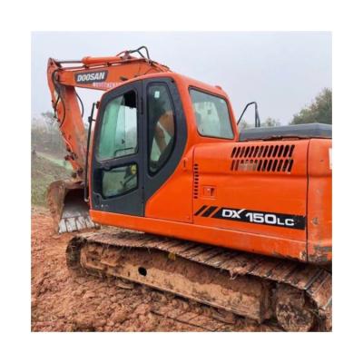 China 2020 Doosan DX150LC graafmachine met een capaciteit van 15 ton en DB 58 T-motortype uit Korea Te koop