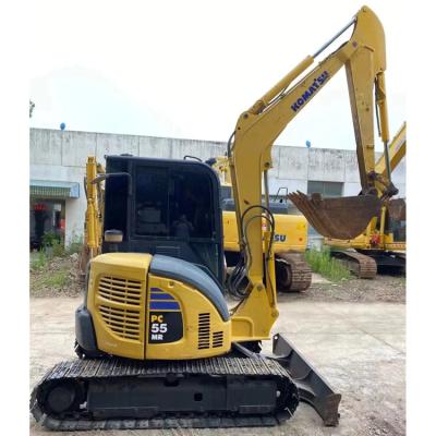 Cina Escavatore a trascinatore Komatsu PC55MR-2 con 2800 ore di lavoro e 5000 kg di peso della macchina in vendita
