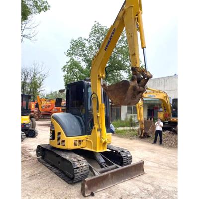 Cina Escavatore a trascinatore Komatsu PC55MR-2 con 2800 ore di lavoro e 5000 kg di peso della macchina in vendita