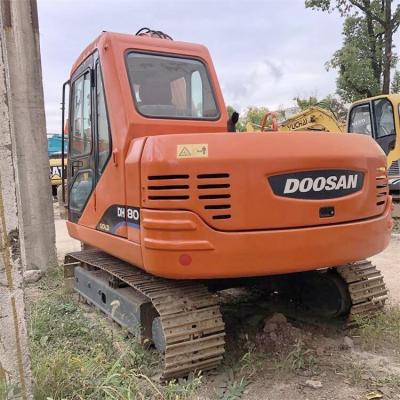 中国 韓国製 オリジナル シャンハイで使った8トンのドーサンDH80-7掘削機 販売のため